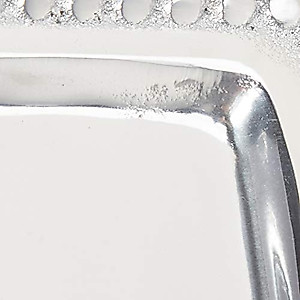 Mariposa Statement Beaded Tray, One Size, Silver