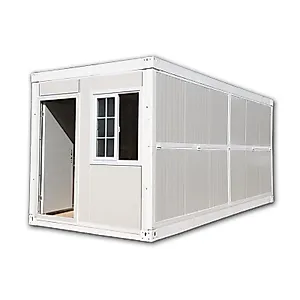 Generic Mobile Modular Living Container Homes Shipping Cargo Prefab Folding Container House, White, TT-002