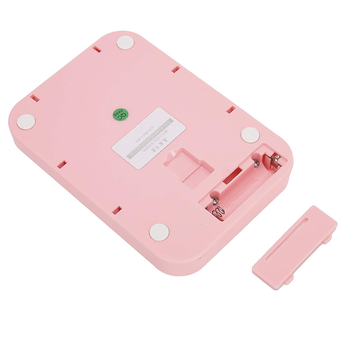 S erounder Wireless Numeric Keypad, Mini Digital Numpad 18 Keys Ergonomic Number Pad Keyboard with 2.4G USB Receiver & Cholate Keycap for LaptopPCDesktop(Pink)