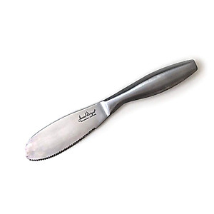 Jean-Patrique Butter Knife and Spreader | A butter knife and spreader with one smooth, rounded edge for spreading and one serrated edge for slicing fresh ingredients | From