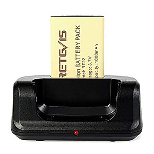 6 Pack Charging Base for Retevis RT22 RT22S Walkie Talkies Retevis RT22 Battery Charger Compatible for LUITON LT-316 WLN KD-C1 Zastone X6 Zeadio ZS-B1 TIDRADIO TD-M8 RADTEL RT-10 RADIODDITY R1