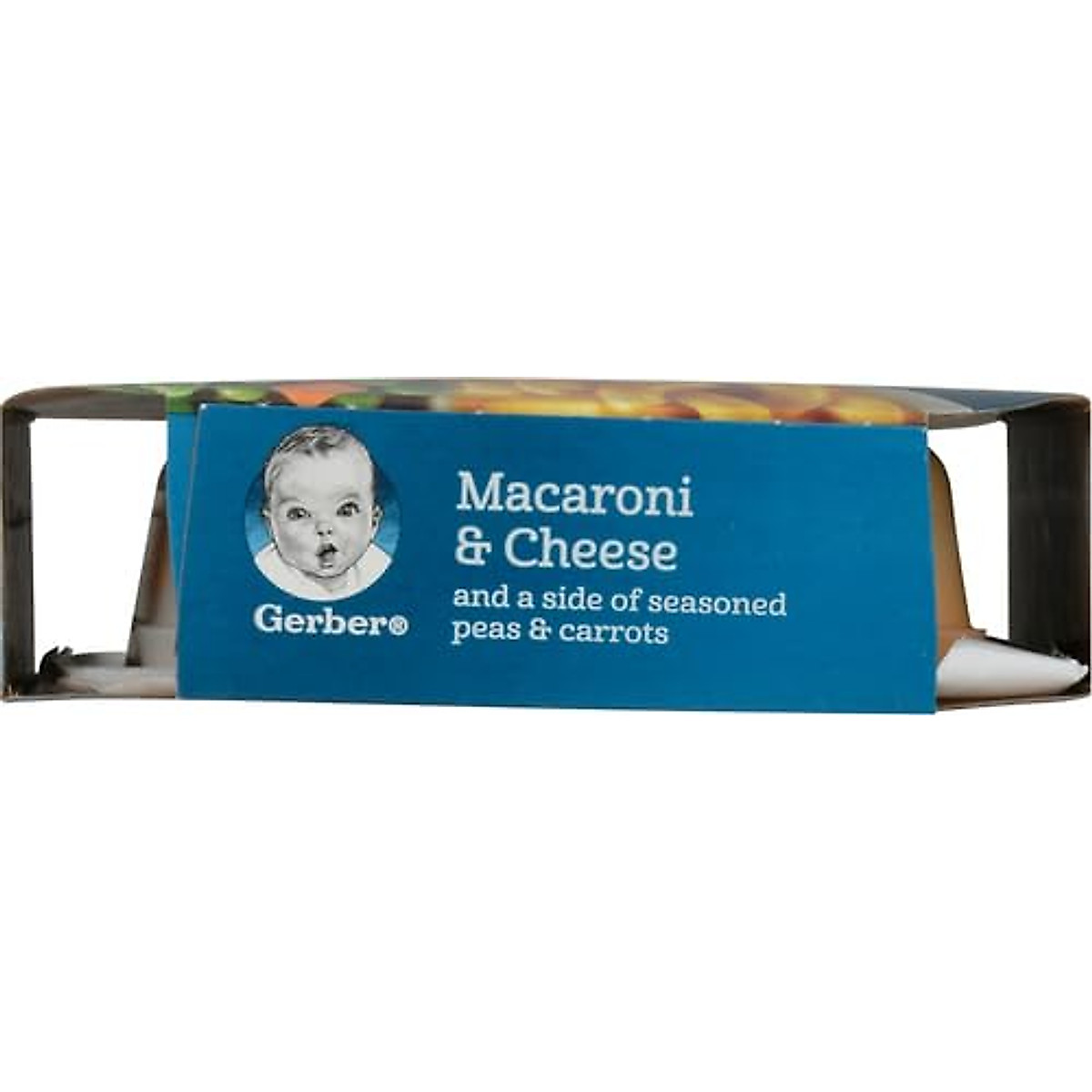 Gerber Macaroni & Cheese with Side of Seasoned Peas & Carrots, 6.6 Oz