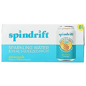 SPINDRIFT Pineapple Sparkling Water, 12 FZ