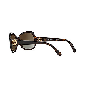 Tory Burch Women's 0TY7059 Sunglasses, Dark Tortoise
