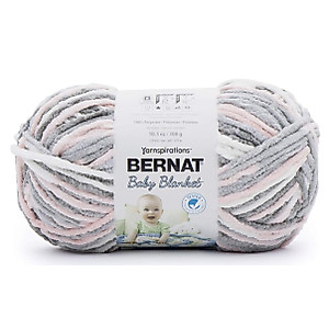 Bernat Baby Blanket Yarn, Baby Grays Pattern