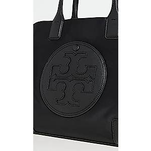 Tory Burch Women's Ella Mini Tote, Black, One Size