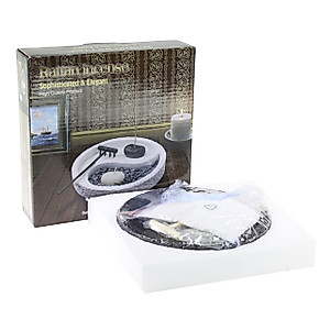 Tabletop Taiji Yin Yang Zen Garden Sand Rock Candle Incense Burner Gifr & Home Decor