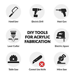 SimbaLux Acrylic Sheet Clear Cast Plexiglass 5” x 7” 0.08” Thick (2mm) Pack of 5 Transparent Plastic Plexi Glass Board with Protective Paper for Photo Frame Replacement, DIY Display Projects, Craft