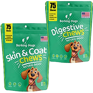 Barking Hugs Digestive Chews and Skin & Coat Chews
