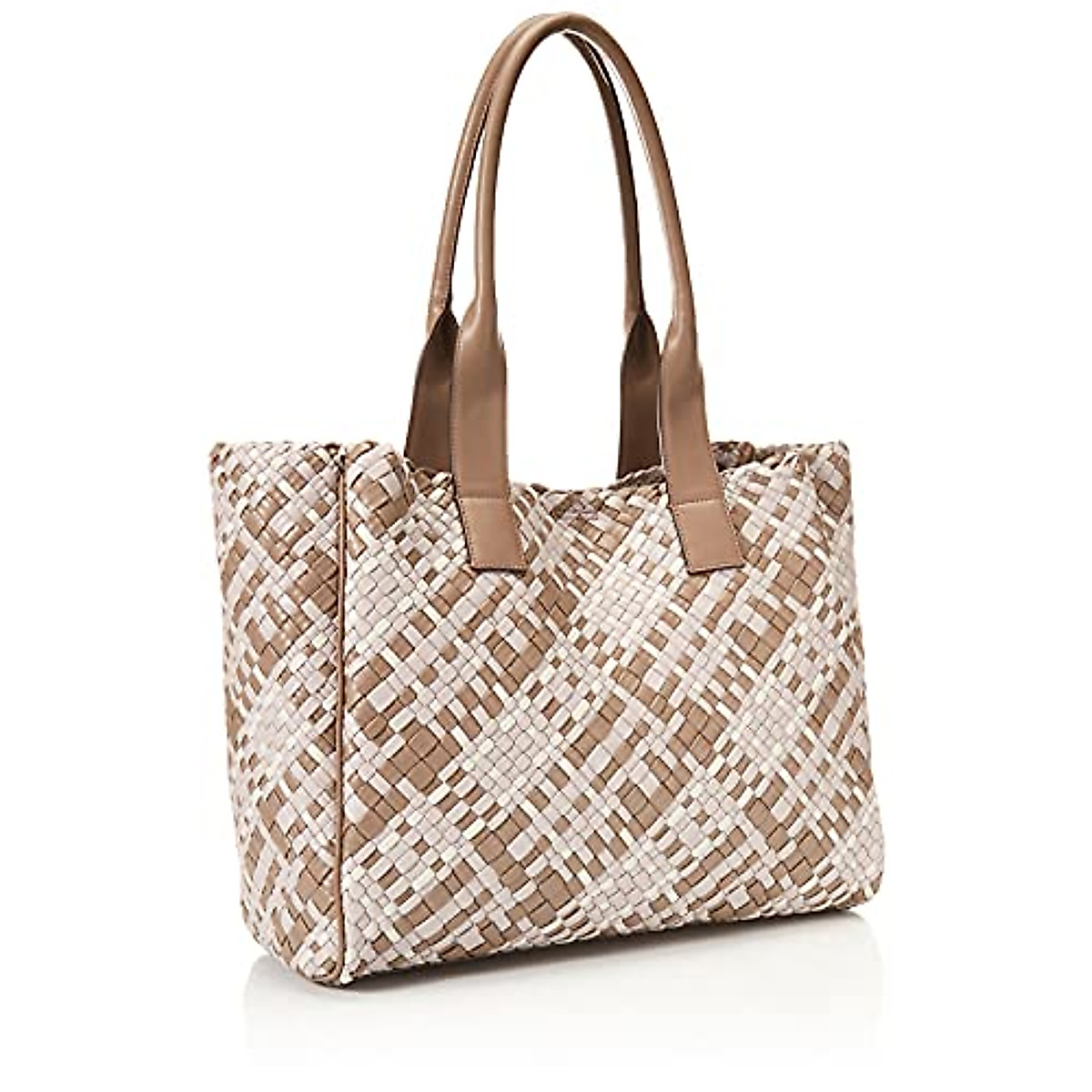 Calvin Klein Alysha Novelty Tote, Taupe Multi