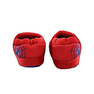 Marvel Spider-Man Toddler Boys Plush Aline Slippers (2-3 M US Little Kid, Red)