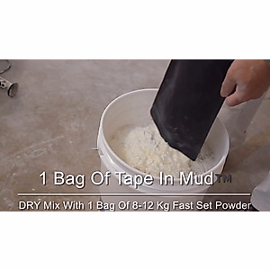 Liagle Tape in Mud™ - Drywall Tape Alternative Tapeless Drywall Finishing- Finish Drywall Joints Without Tape-Save 40% of Labor - Fibre Reinforcement additive 2 Bags/Pack