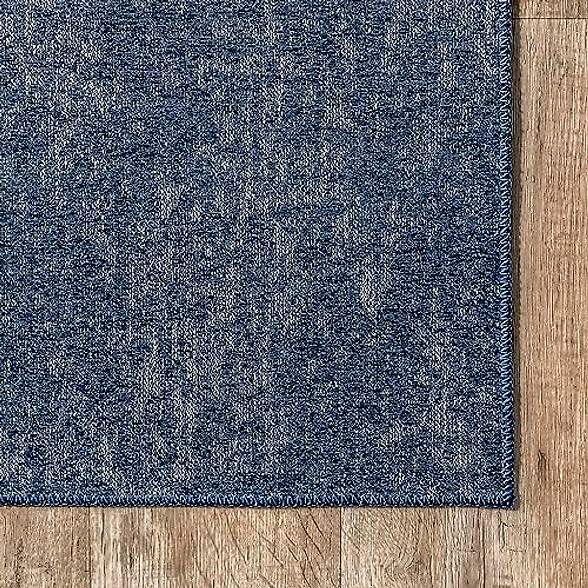 nuLOOM Elspeth Casual Faded Machine Washable Area Rug, 4x6, Navy