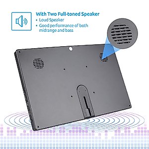 SunFounder 13.3 Inch Display IPS Portable Screen for Raspberry Pi, 2 HDMI Monitor 1920x1080 Gaming Monitor for Ps4 Raspberry Pi WiiU Xbox 360 Windows 7/8/10