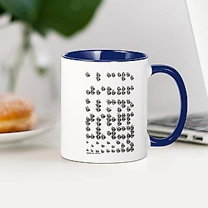 CafePress Braille Letters A To Z. Mug Ceramic Coffee Mug, Tea Cup 11 oz