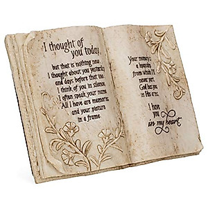 Jozie B 246200 Thought of You Today in Memory Book Shape Plaque