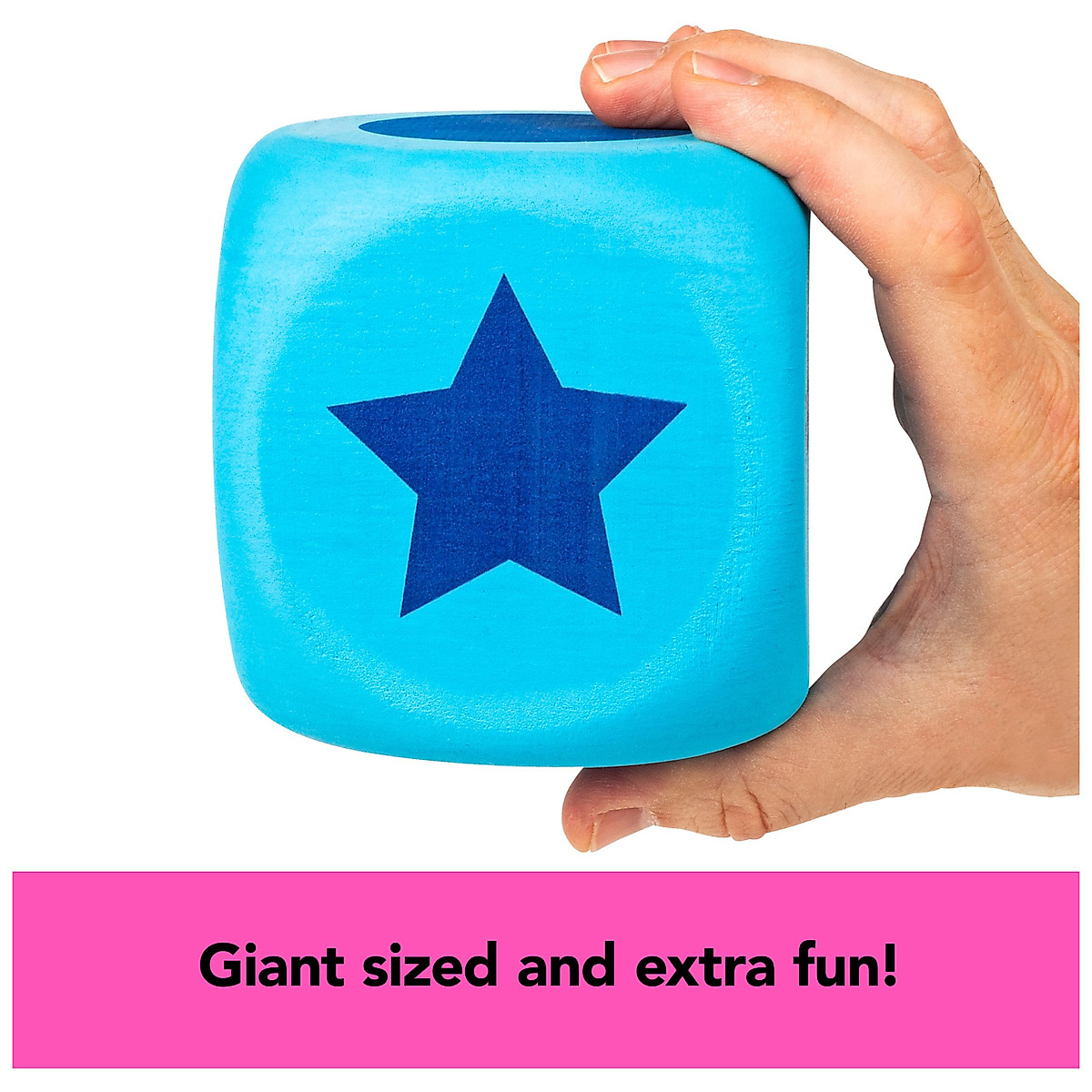 Spin Master Games, Left Center Right Giant Edition, Family Game for Indoor & Outdoor Fun with Big Oversized Board, for Family and Kids, 2-4 Players, Ages 6 & Up