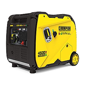 Champion Power Equipment 200988 4500-Watt Dual Fuel RV Ready Portable Inverter Generator, Electric Start