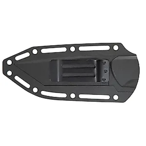 Schrade 1136030 10in Stainless Steel Fixed Blade Knife with 4.75in Drop Point Blade and G-10 Handle for Outdoor Survival, Camping and EDC,Black