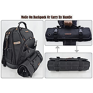 22-Pockets Wrench Roll, 0.25-1.25" Wrench-Set Tool Roll, Wrench roll bag, Tool wrap, Wrench bag, Wrench wrap, Wrench sleeve, Wrench pouch, Wrench tool roll, Wrench holder bag, Wrench roll up organizer