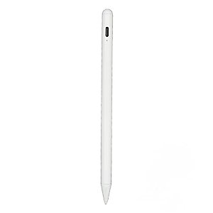 Naroote Touch Screen Pen, Tablet Stylus High Accuracy Palm Rejection with LED Indicator for Drawing for Kids (White)
