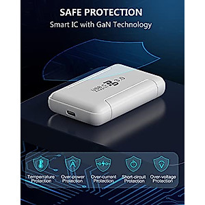 USB C Wall Charger Flat, OKRAY 3-Pack 20W Type C Fast Charger with Foldable Plug, Extra-Slim USB-C Power Adapter Fast Charging Block Compatible iPhone 14/13/12 ProMax/11/XR/XS/X/8/7 Plus iWatch 8/7/SE