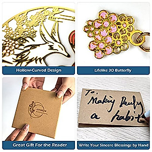 Aygrün Metal Bookmarks for Women, Kitsune Bookmark Fox Cool Golden Book Marker, Reading Book Lovers Gift for Readers, Best Friend, Teacher, Kids, Men and Girls