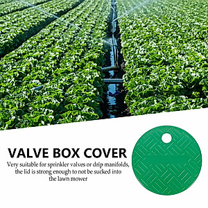 Yardwe Valves Box Lid 4pcs Boxes Valve Box Cover Spray Water Plastic Replacement Valves Box Lid