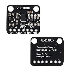 ACEIRMC VL6180 VL6180X Range Finder Optical Ranging Light Sensor Module Gesture Recognition Sensor I2C Interface 3.3V 5V Emitter Ambient Light Sensor for Arduino I2C (4)