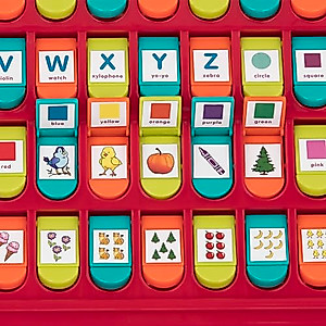 Battat – Pop-Up Alphabet – 50 Letter & Picture Flaps – Shapes, Colors & Letters – Educational & Learning Toys – 3 Years + – Hide & Seek Alphabet