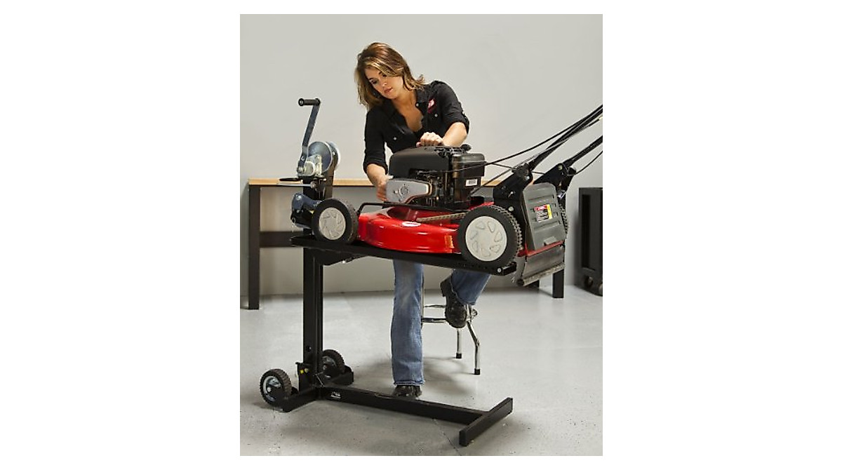 MoJack Workbench Attachment: Mower Maintenance & Repair Lift