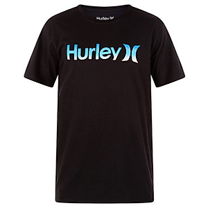 Hurley mens One and Only Logo T-shirt Shirt, Black, X-Large US