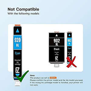 E-Z Ink (TM Compatible Ink Cartridge Replacement for HP 920XL 920 for use with Officejet 6500 6500A 6000 7000 7500 7500A E709 Printer Tray (2 Black, 1 Cyan, 1 Magenta, 1 Yellow, 5 Pack)