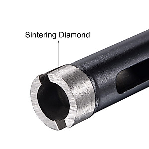 uxcell 16mm Diamond Core Drill Bits Dry or Wet Hole Saws for Hard Concrete Brick Block Masonry Stone Tile Glass