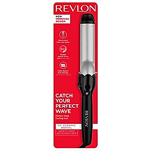 Revlon Perfect Heat Triple Ceramic Curling Iron | For Silky Smooth Loose Curls (1-1/2 in)