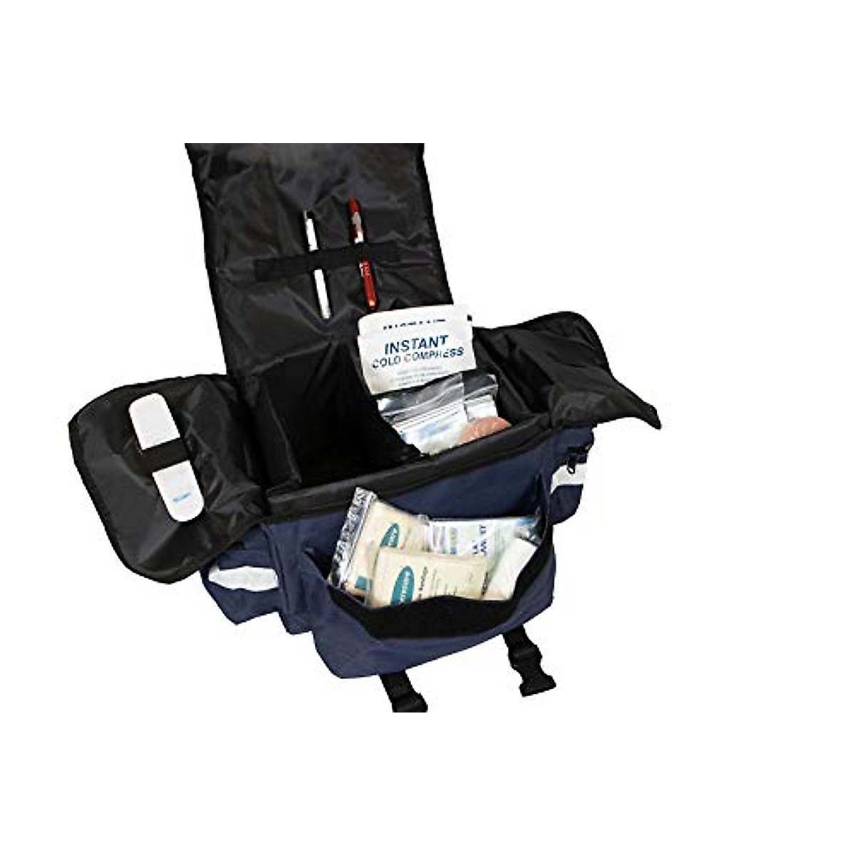 PrimaCare KB-RO74-B First Responder Bag for Trauma, 17" x 9" x 7", Blue