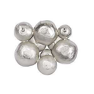 Deco 79 Aluminum Abstract Wall Decor, 24" x 5" x 20", Silver