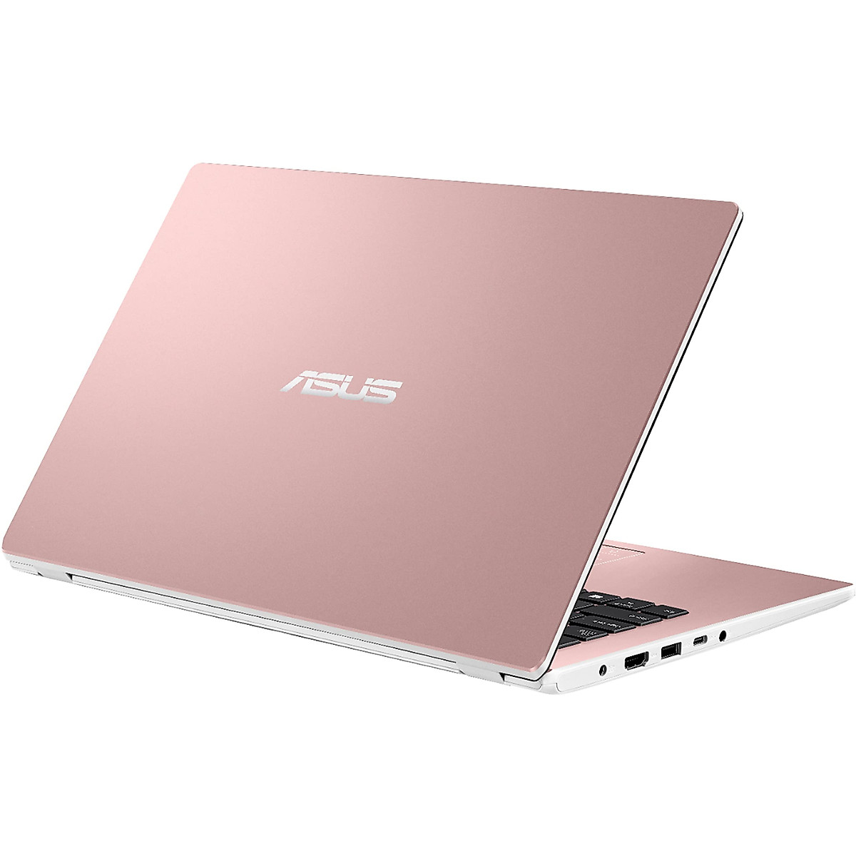 ASUS 2022 E410 14" Thin Light Business Student Laptop Computer, Intel Celeron N4020 Processor, 12Hours Battery, Webcam, Zoom Meeting, Win11 + 1 Year Office 365, Rose Gold (584GB Storage)