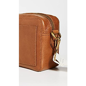 Madewell Women's Transport Camera Bag, English Saddle/Cream Webbing, Tan, One Size