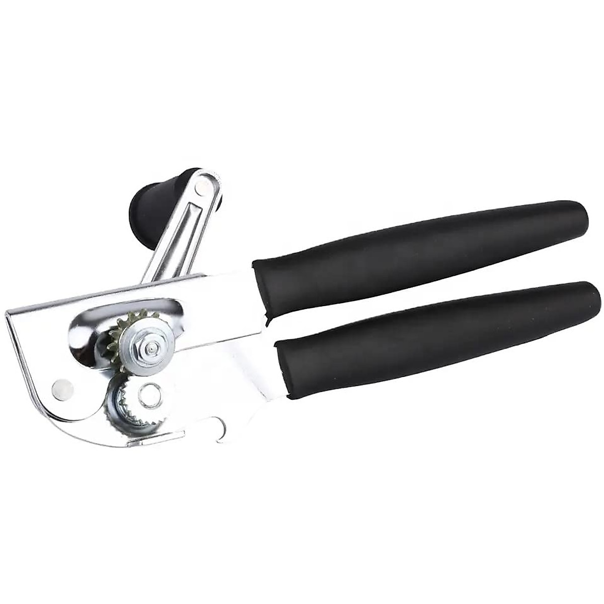 Lift&Pop Commercial Can Opener - Easy - Reliable and Modern Design, Can Opener Manual, Heavy Duty Can Opener, Bottle Opener, Large Handheld, Sharp Discs.