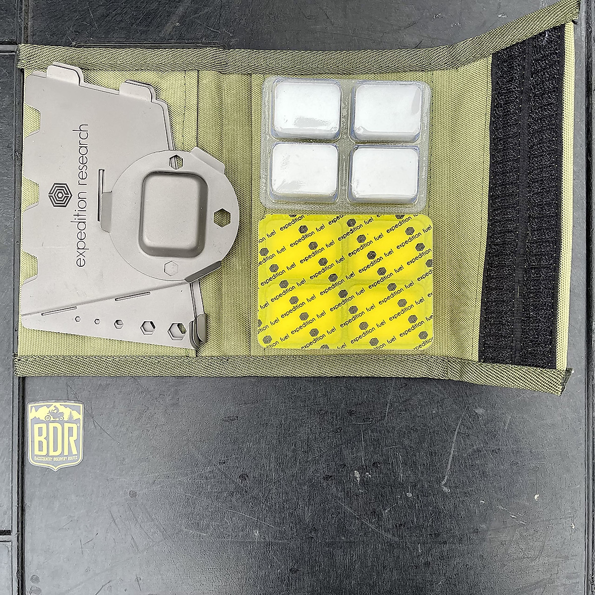 Titanium Solid Fuel Stove - Integrated Wind Shield