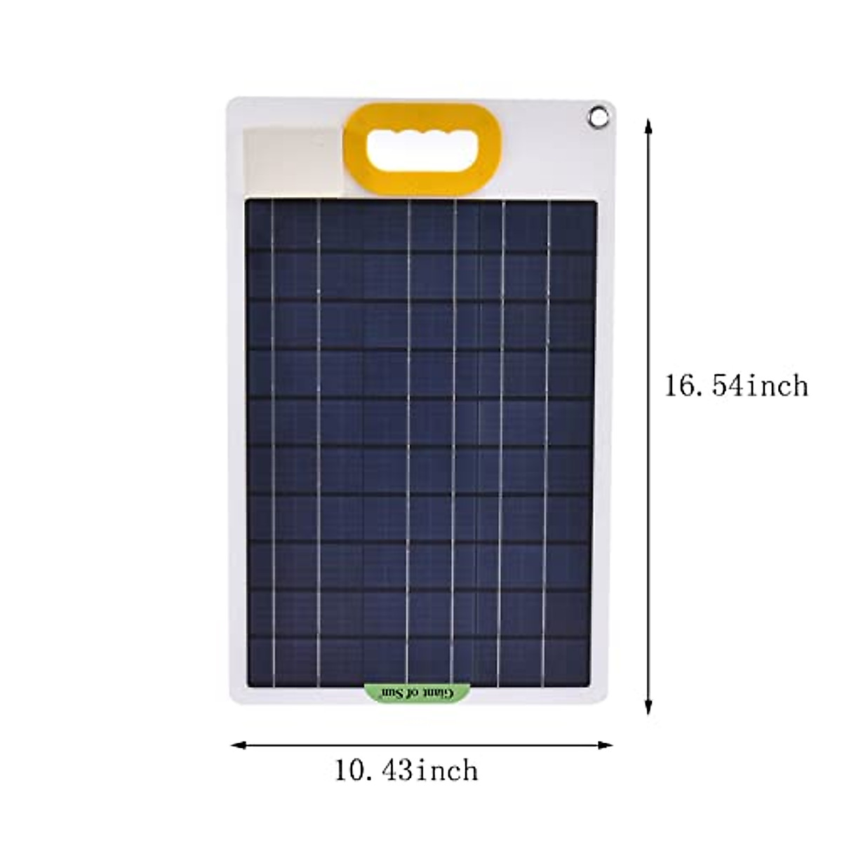 Amikadom #X87H3H Handle Monocrystalline Solar Panel Fast Charging 30W Dual USB Type-C Dc Portable Power Generation Outdoor Travel 12V