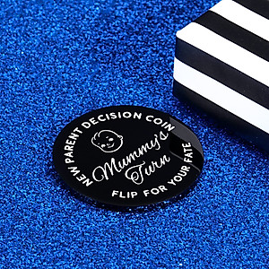 New Baby Gifts for New Parents Pregnancy Gifts for Women Men Double Sided Decision Coin for First Time Moms Dads Christmas Birthday Present Mummy to Be