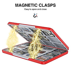 HEIYING Game Card Case for Nintendo 3DS 3DSXL 2DS 2DSXL DS DSi,Portable 3DS 2DS DS Game Cartridge Holder Storage with 24 Game Card Slots.