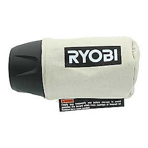 Ryobi RS290G 2.6 Amp 12,500 OPM Single Speed 5 Inch Hook and Loop Corded Random Orbit Sander w/ 3 Pads and Dust Bag