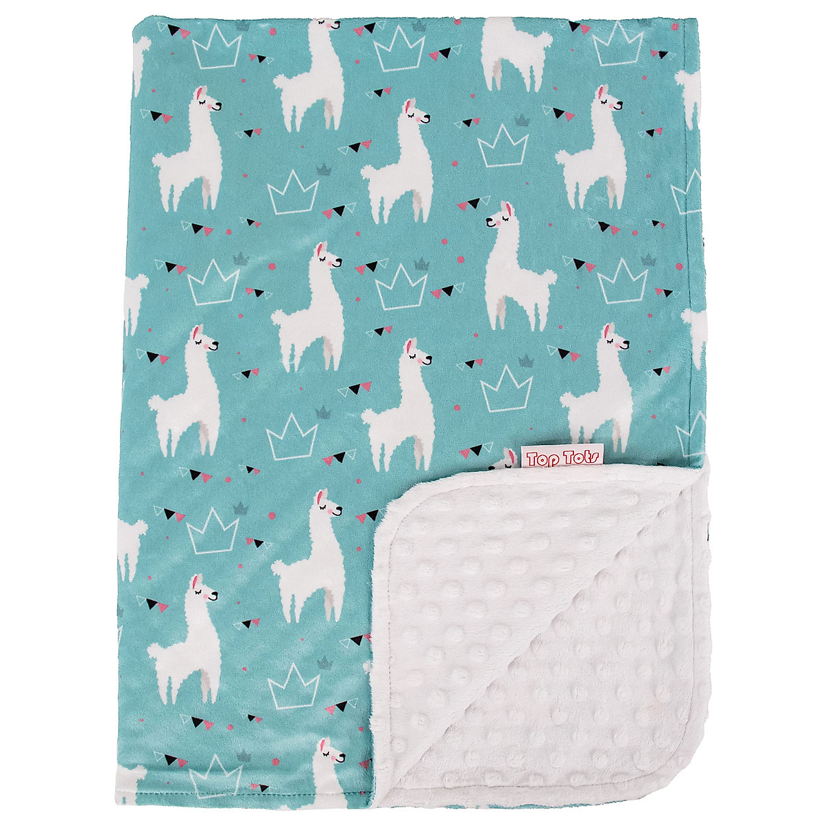 Top Tots Deluxe Minky Baby Blanket - Halloween Costumes, 40 x 29 Inch Orange