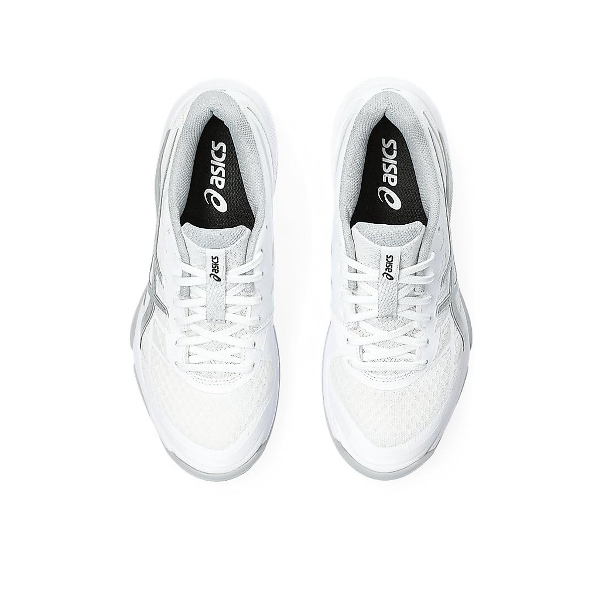 ASICS Women's Gel-Tactic 12 Shoes, 7, White/Pure Silver