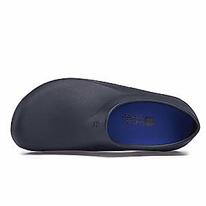 Shoes for Crews Radium, Men's, Women's, Unisex Work Clogs, Slip Resistant, Water Resistant, Black, Men's 10 Women's 12