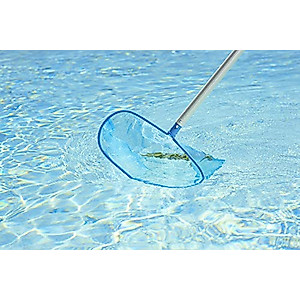 Poolmaster 18215 Basic Aluminum Leaf Rake, Medium, Blue
