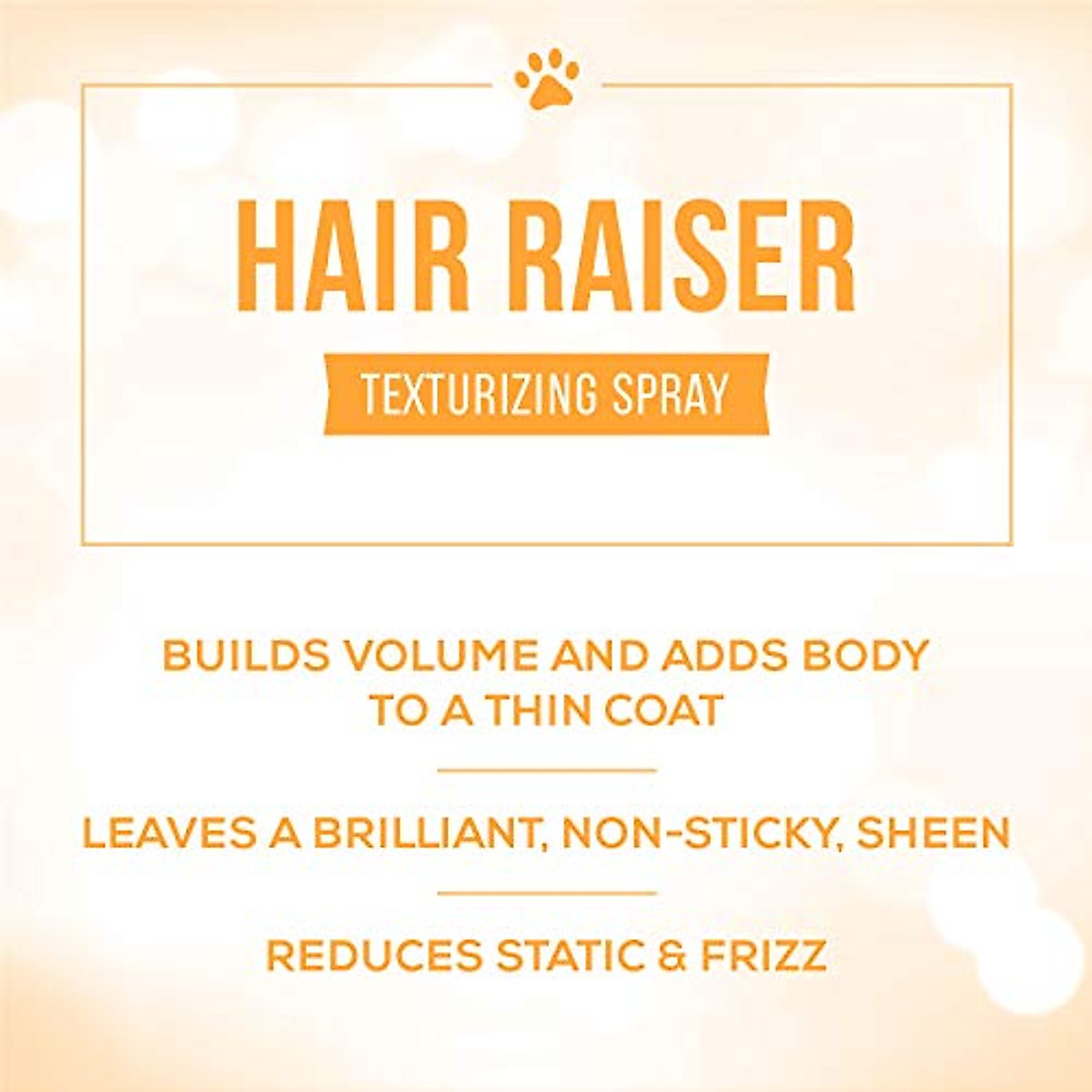 Nature's Specialties Hair Raiser Dog Texturizing Spray for Pets, Natural Choice for Professional Groomers, Builds Volume, Made in USA, 8 oz